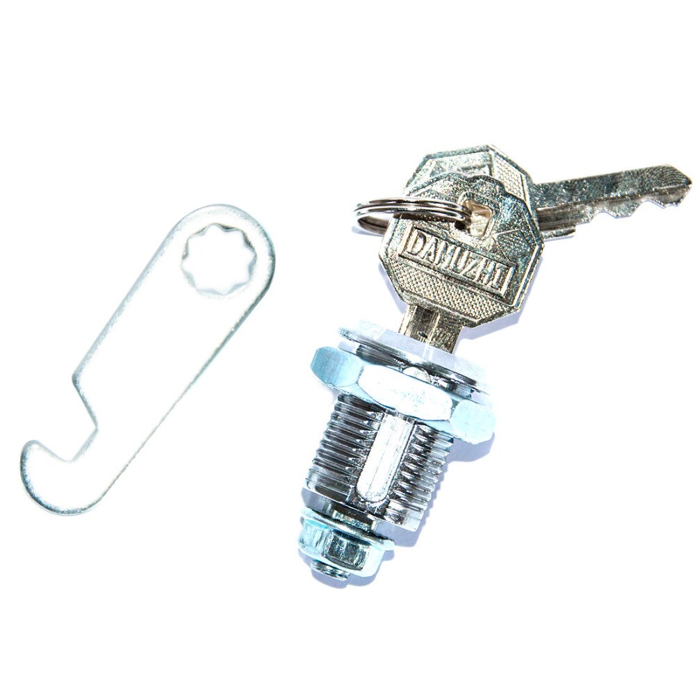 High Cam Lock 18mm + 2 Keys for Cabinet Mailbox Dr... – Grandado