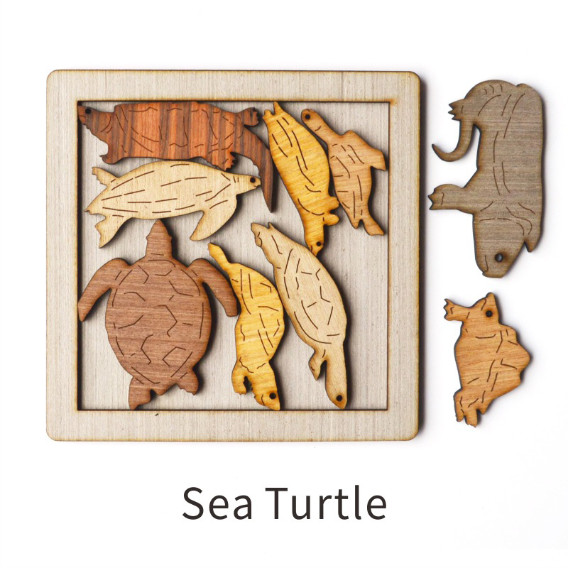 Wooden Abnormity Shape Puzzle Toys Noah's Ark ... – Grandado