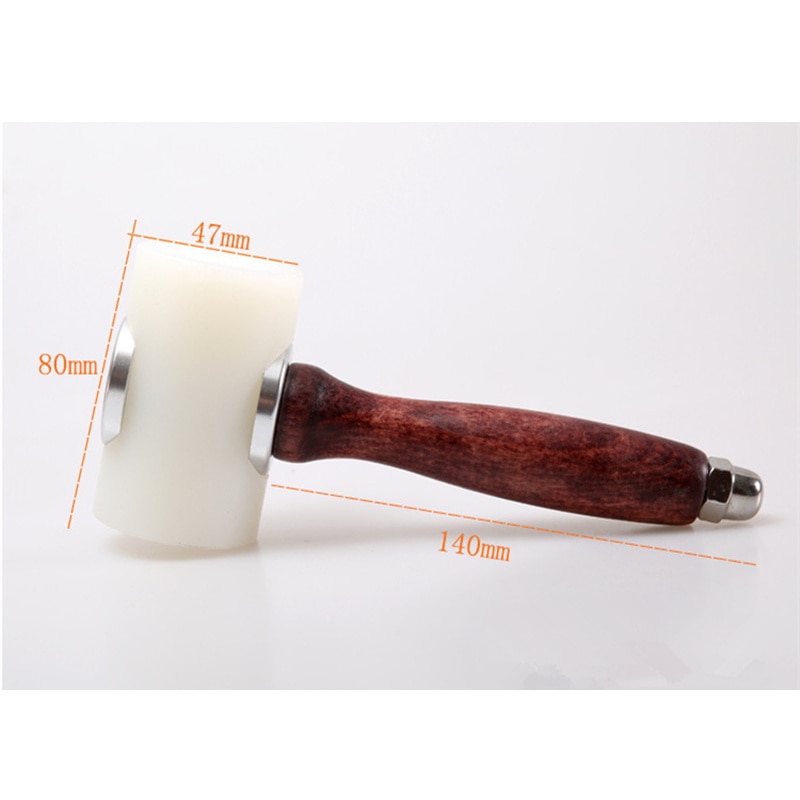 T Shape Leather Carving Hammer Wood Handle Leather... – Grandado
