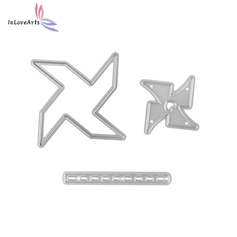 InLoveArts windmill Pinwheel Metal Cutting Dies Sc... – Grandado