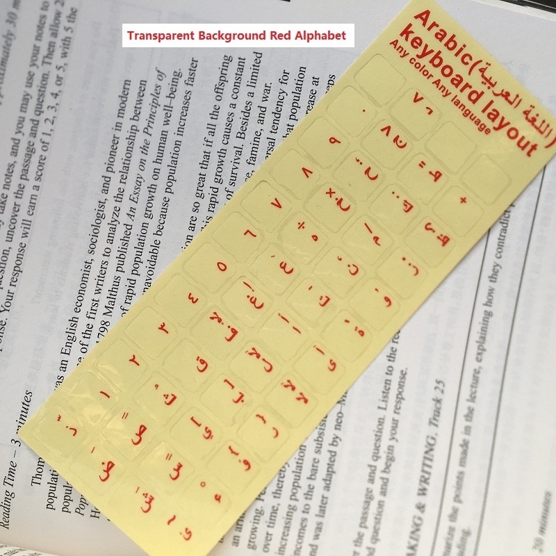 50pcs Eco-environment Plastic white Arabic letter ... – Vicedeal