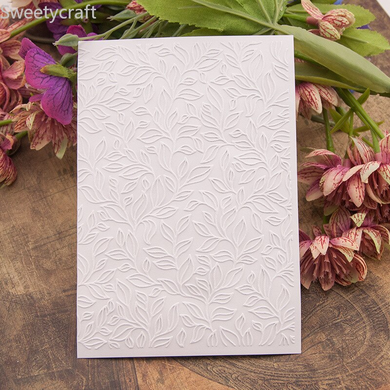 Small Flower Print Plastic Embosser Stencil DIY Em... – Vicedeal