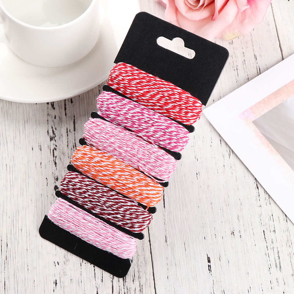 4Ply Color Baker Twine Cotton Rope Thin Mixed Doub... – Grandado