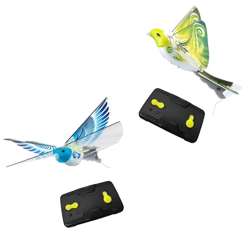 2x Remote-Controlled Bird Simulation Flapping-Wing... – Grandado
