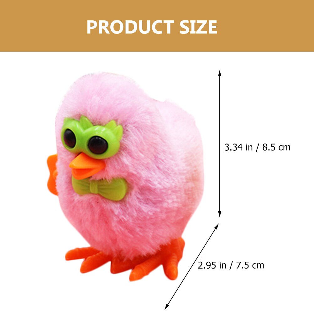 5pcs Clockwork Jumping Chick Toys Easter Wind-up P... – Grandado