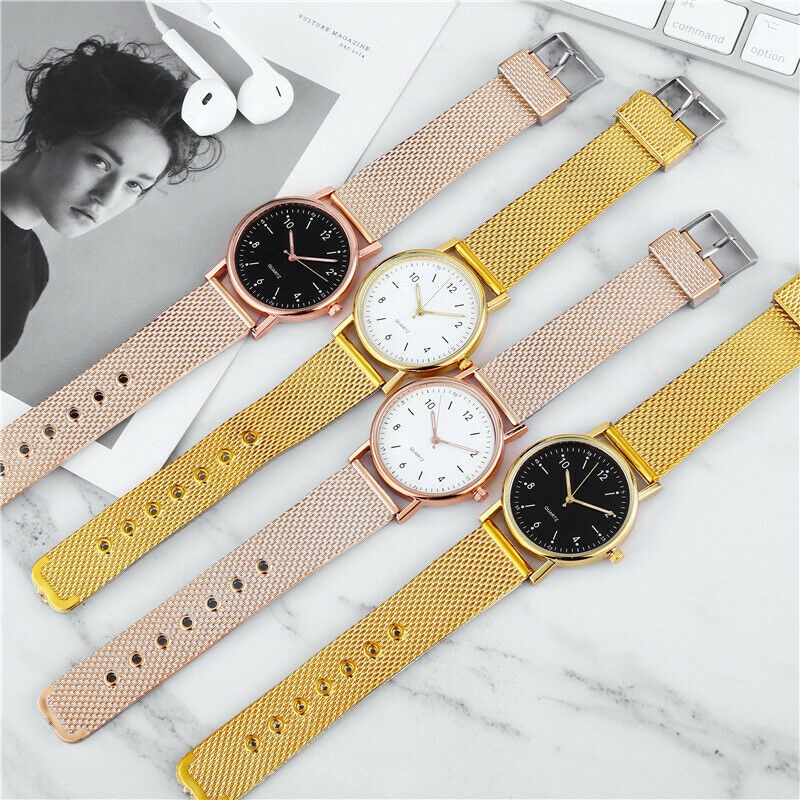 Women Luxury Stainless Steel Analog Quartz Wrist W... – Vicedeal