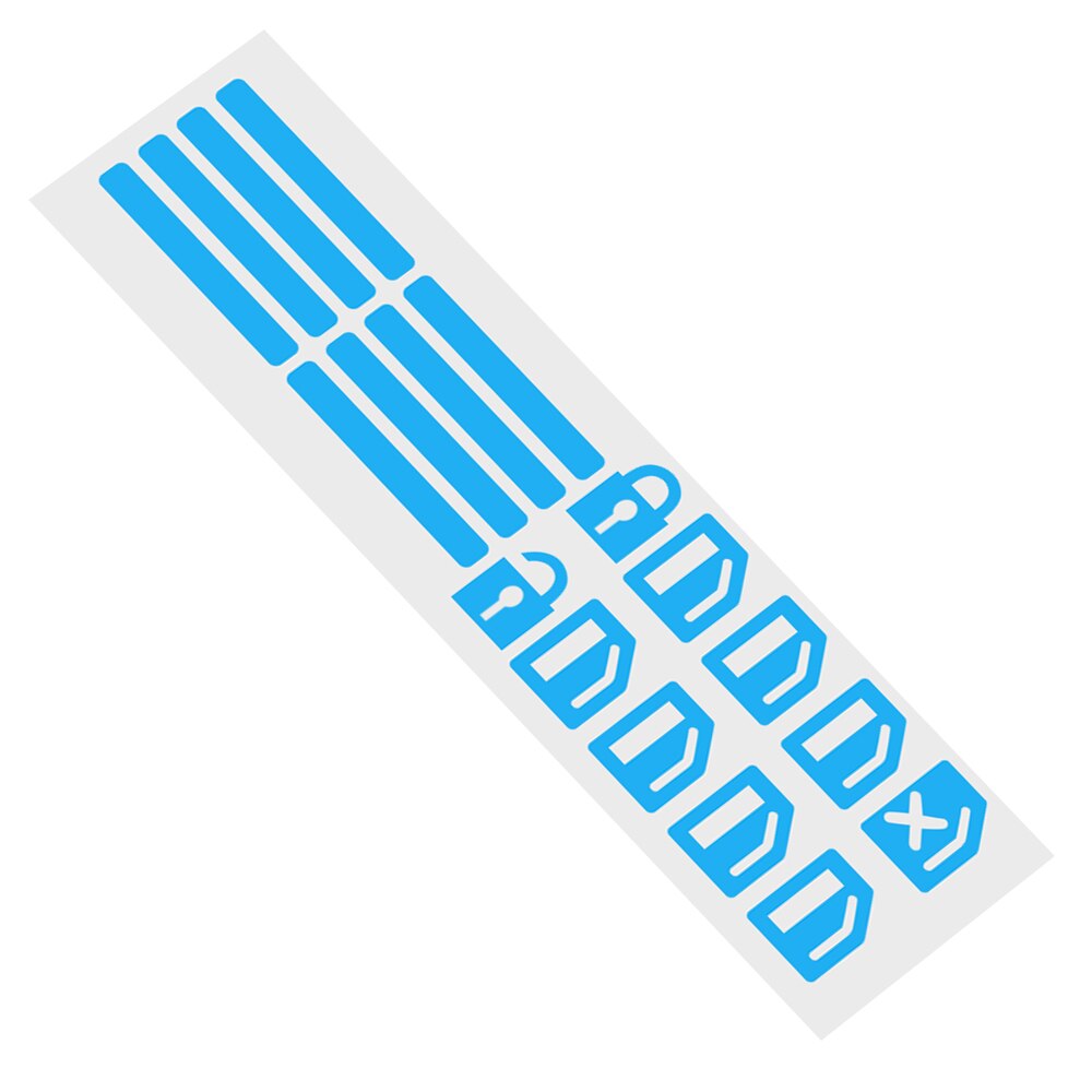 Auto Deur Raam Sticker Lichtgevende Knop Sticker V... – Grandado