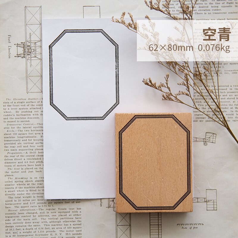 Vintage Frame Label Stempel Diy Houten Stempels Vo... – Grandado