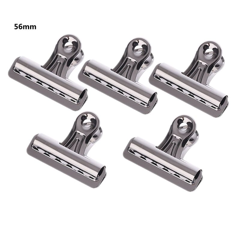 5PCS Metal Bulldog Clips Paper Letter Document Tic... – Grandado