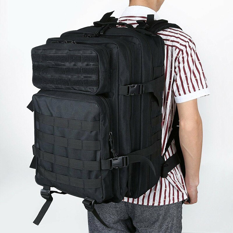 Backpack Rucksack 45L Large Capacity Zipper for Ca... – Grandado