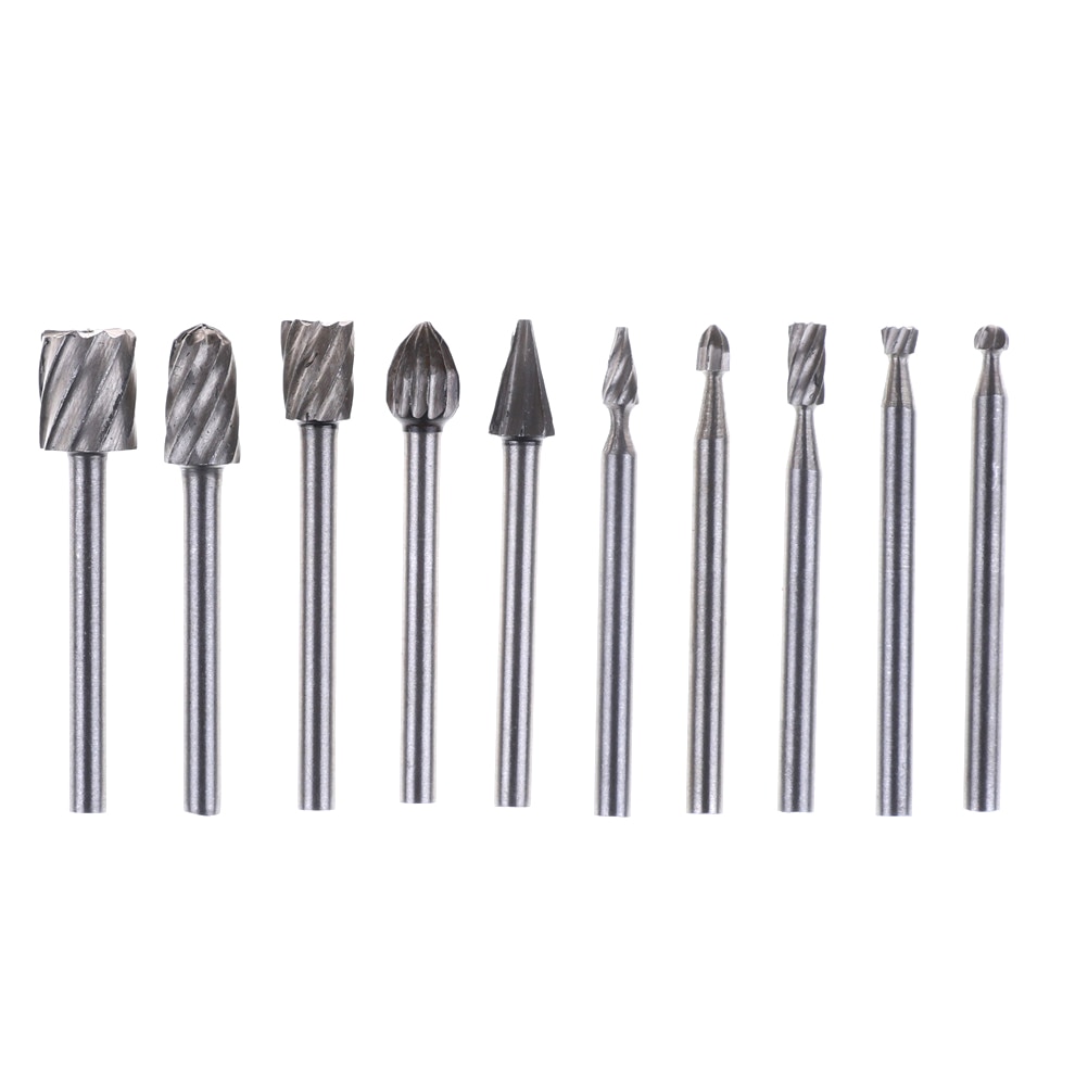 10 Pieces Routing Router Drill Bits Set Carbide Ro... – Grandado