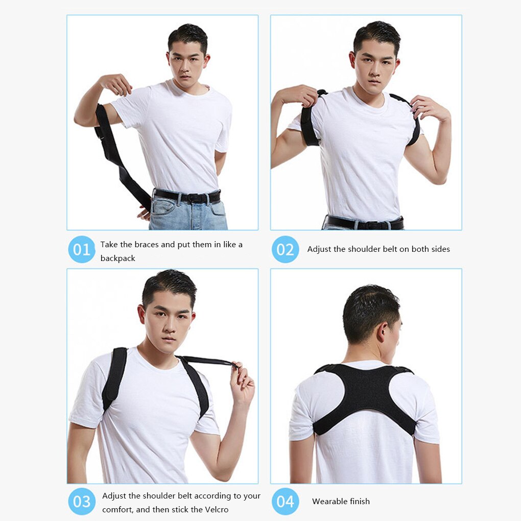 Spine Posture Corrector Protection Back Shoulder P... – Grandado