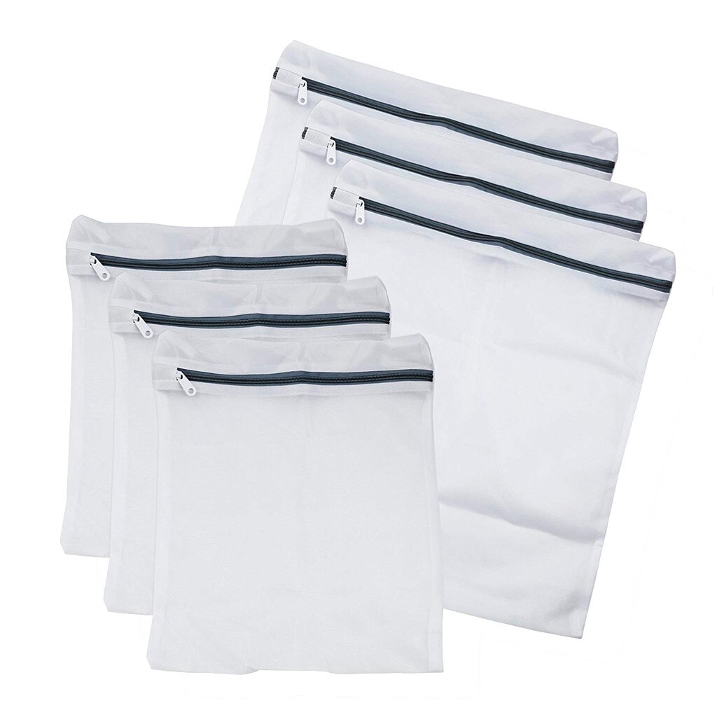 6 Pack Laundry mesh bags for washing machine net s... – Grandado