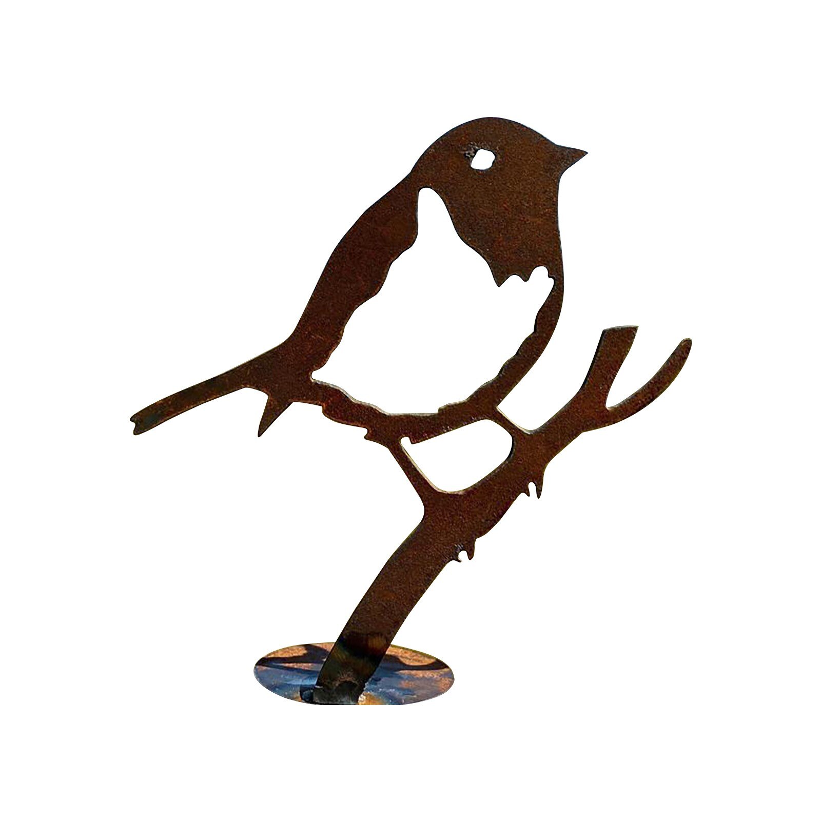 25# Robins Decoration Rusty Bird Garden Decoration... – Vicedeal
