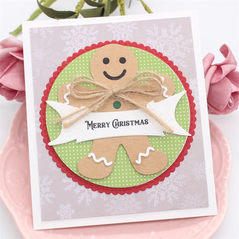 YPP CRAFT Gingerbread Man Metal Cutting Dies Stenc... – Grandado