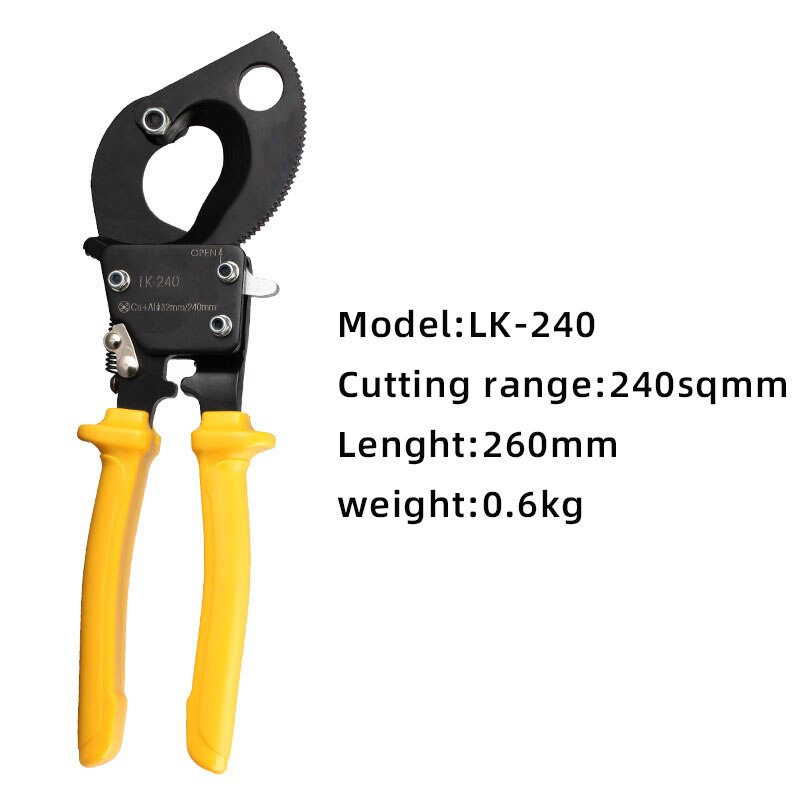 Ratchet Elektricien Cable Cutter Tang Schaar Koper... – Grandado