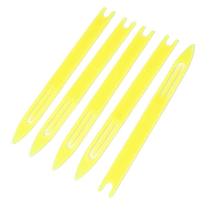 5 Pcs 5# Yellow Plastic Fishing Net Repair Netting... – Grandado