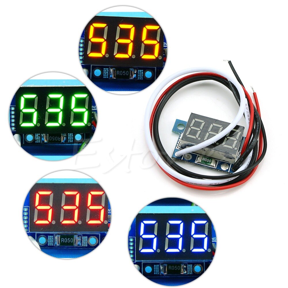 1 Pc Mini LED 0-999mA DC 4-30 V Digital Panel Ampe... – Grandado