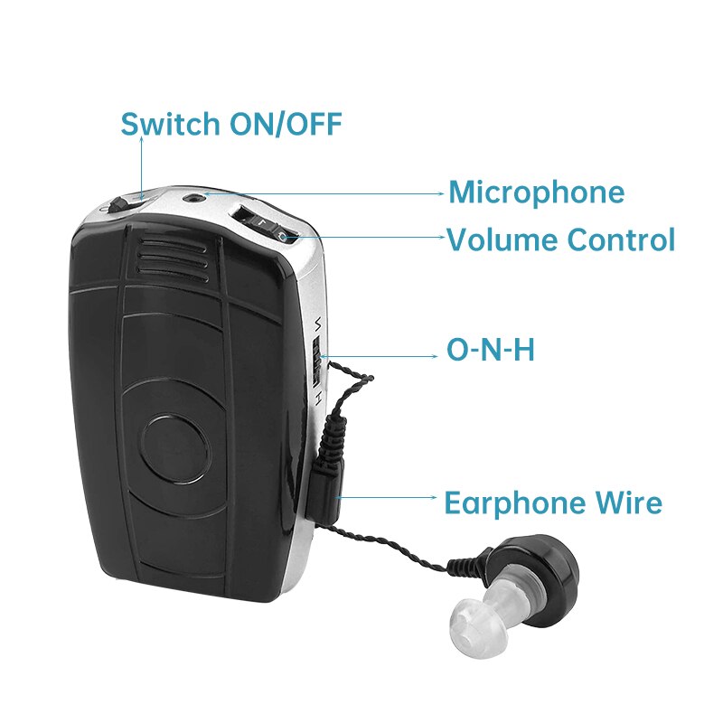 Hearing Aid V-68 Portable Hearing Amplifier Headph... – Grandado
