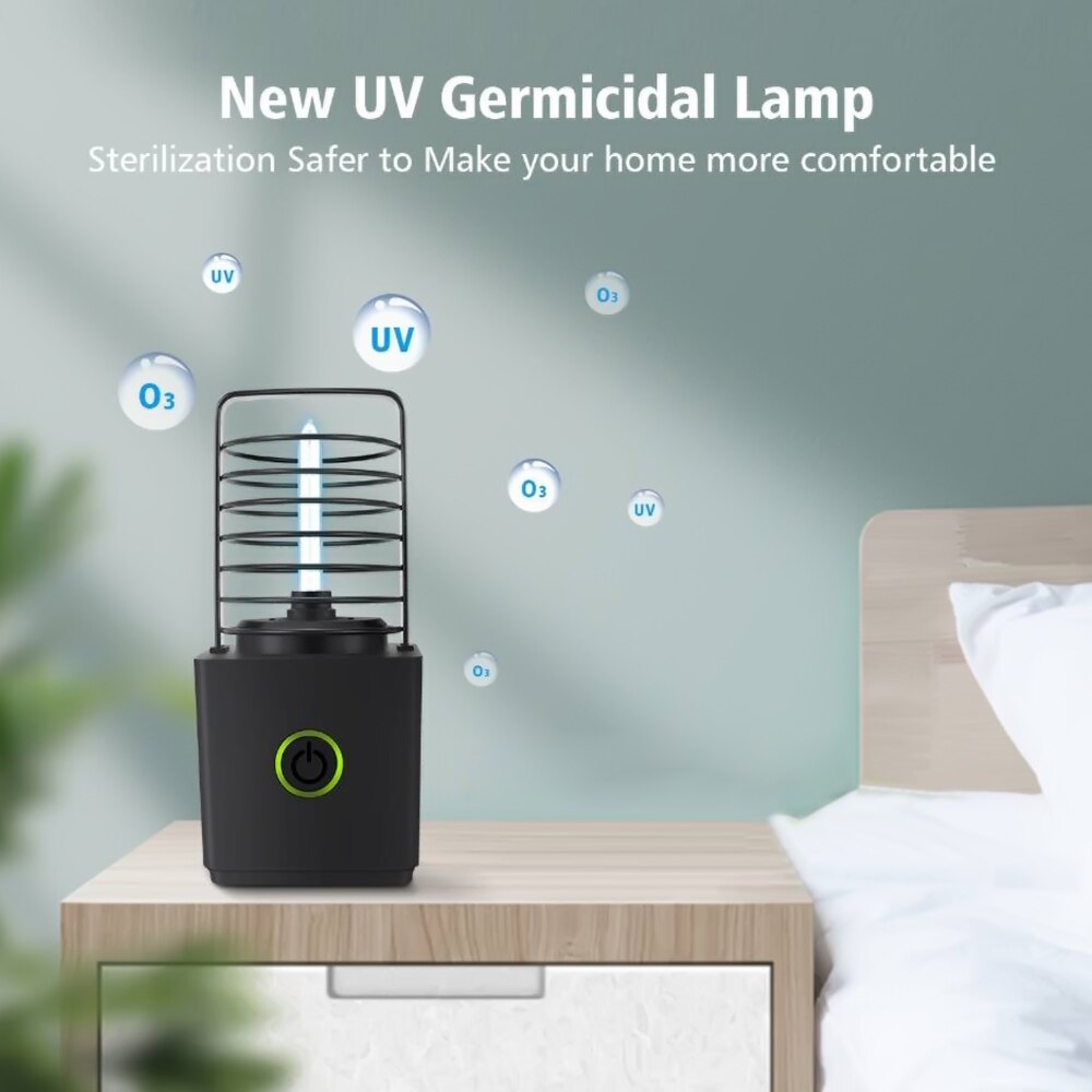 Lámpara Germicida UV portátil, lámpara ultravioleta para desinfección de ácaros, Bombilla para ...