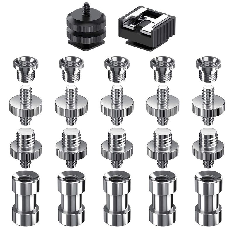 Camera Screw, 22 Pcs 1/4 Inch and 3/8 Inch Convert... – Grandado