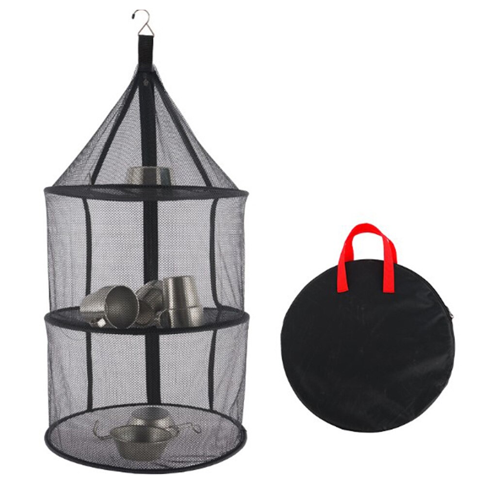 3 Layers Herb Drying Folding Fishing Net Dryer Han... – Grandado