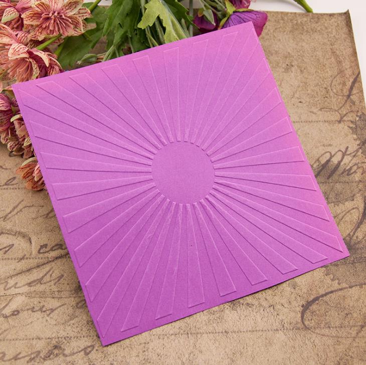 1 Pcs Cute Warm Rays of The Sun Embossing Folders ... – Grandado