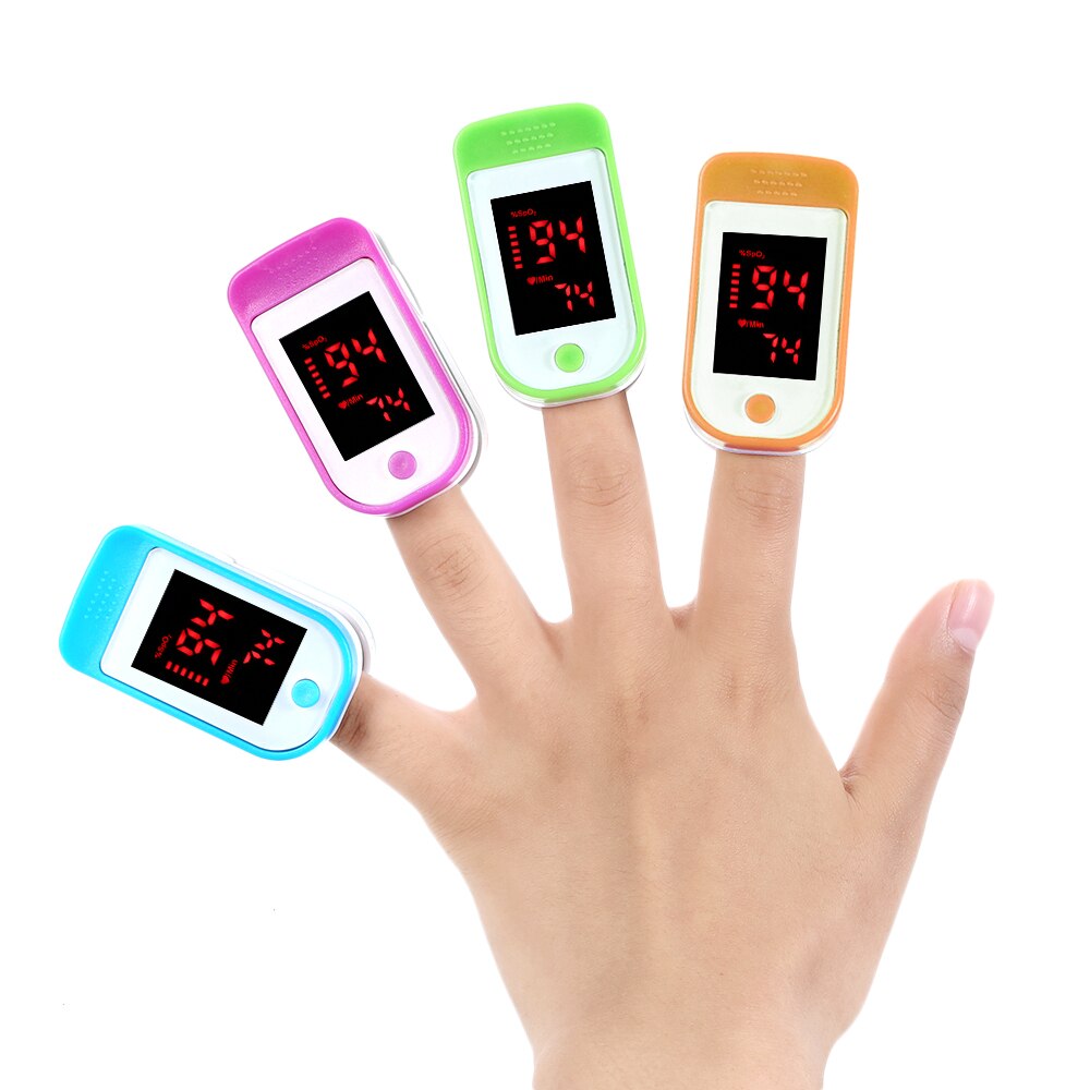 Fingertip Pulse Oximeter LED Digital Pulse Rate Bl... – Grandado