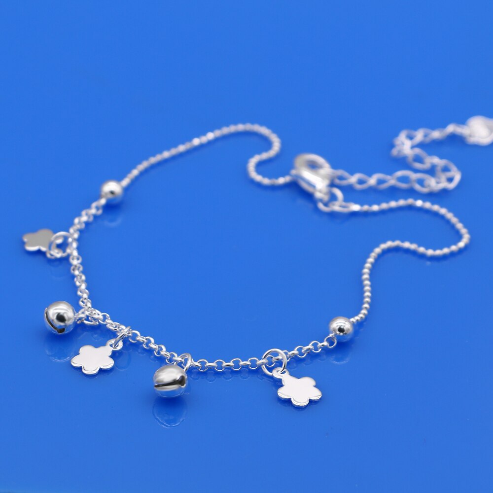 anklet! Brand Genuine 925 Sterling Silver Anklet f... – Grandado