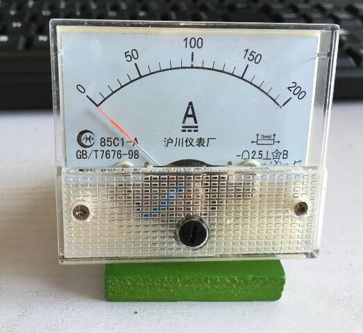 85C1 DC 0-200A Analog Amp Panel ammeter pointer ty... – Grandado