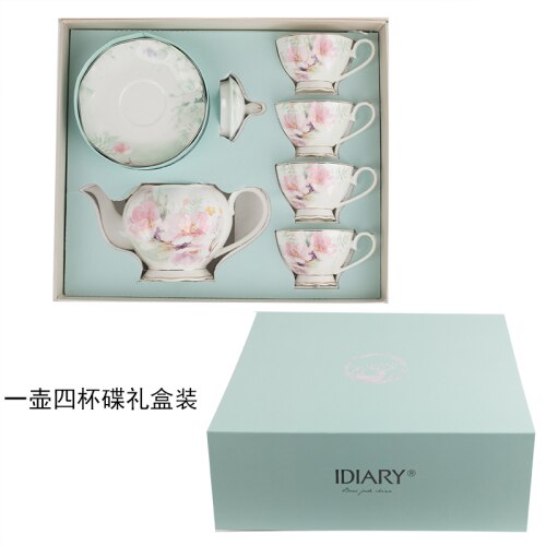 Bone China Coffee Cup and Saucers Luxury European ... – Vicedeal