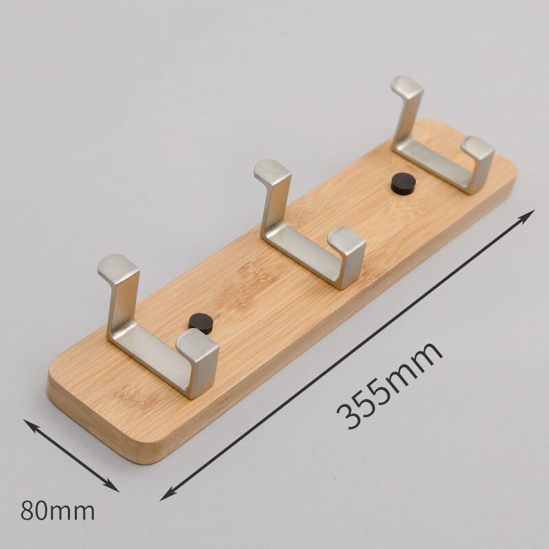 Nordic Bamboe Muur Gemonteerde Kapstok Rack Slaapk... – Grandado