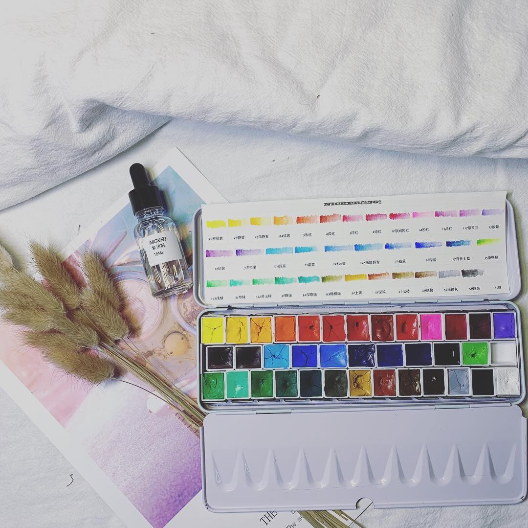 Water-color Pigment 36 Color Packed Plastic Packag... – Grandado