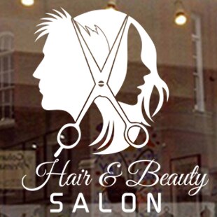 Unisex Hair Salon Wall Decal Beauty Salon Sticker ... – Vicedeal