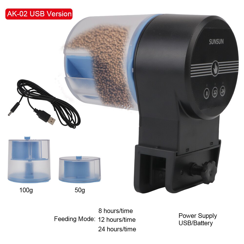 Automatic Fish Feeder Auto Goldfish Feeder 8/12/24... – Grandado