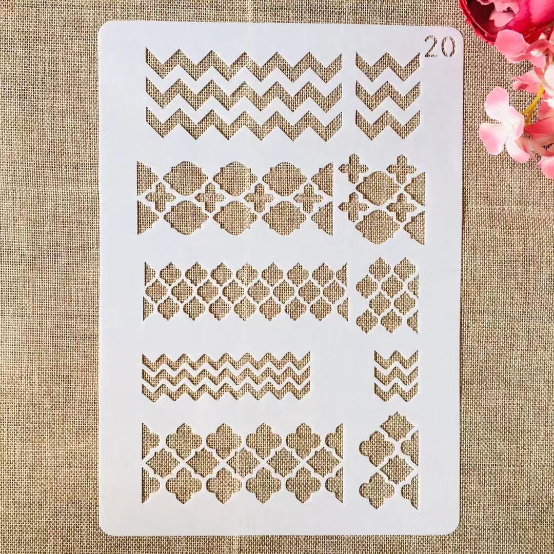 1Pcs A4 29cm Flower Border Edge Line DIY Layering ... – Grandado