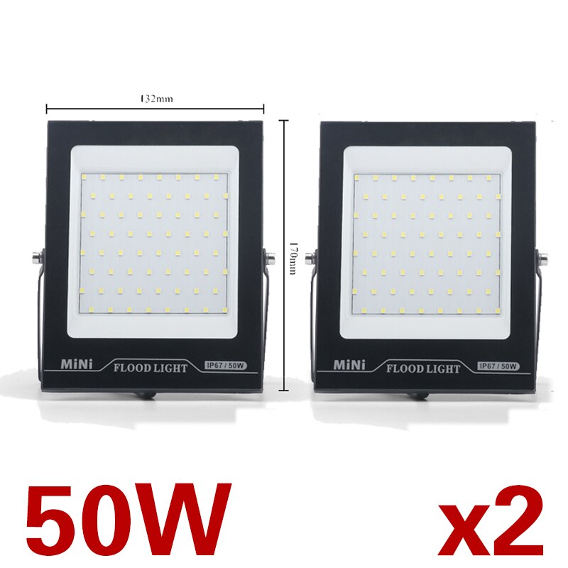 200W MiNi Flood Light LED Tempered glass Floodligh... – Grandado