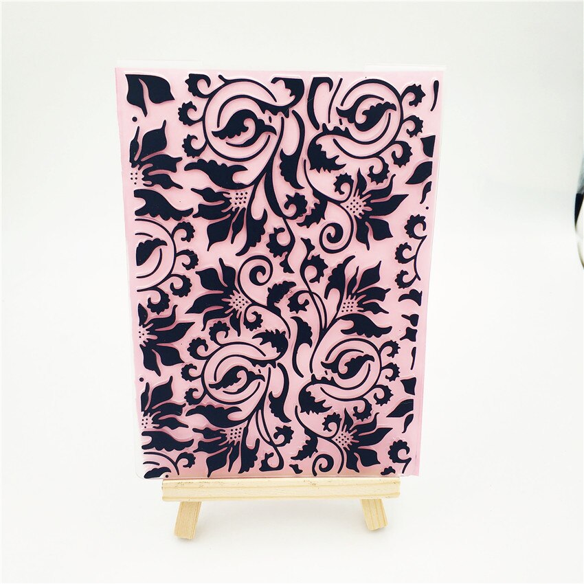 plastic Flower vine template craft card making pap... – Grandado