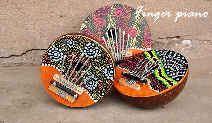 Piano à pouce Kalimba 7 touches, instrument popula... – Grandado