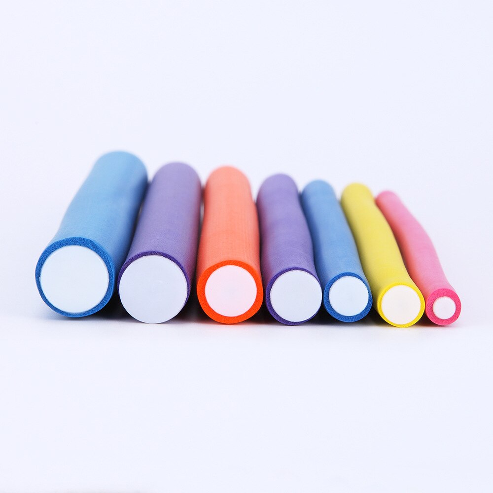 Hair Curlers Rollers Multi Color Rubber Foam Hair ... – Vicedeal