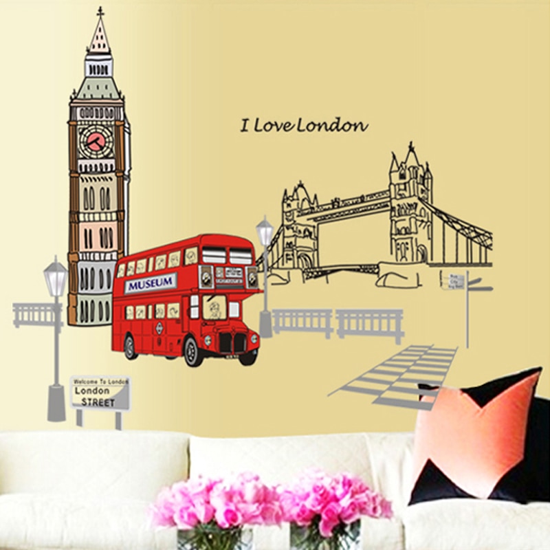 London Street Architecture Bridge Bus City Wall St... – Grandado