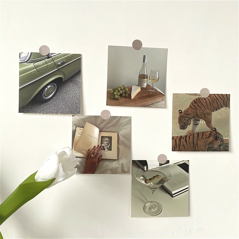 INS Nostalgic Beauty Portrait Art Background Small... – Vicedeal