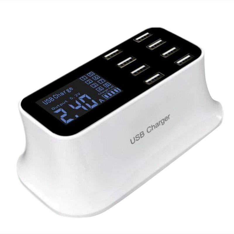 8 USB Charger with LED Display Multi-Function Char... – Grandado