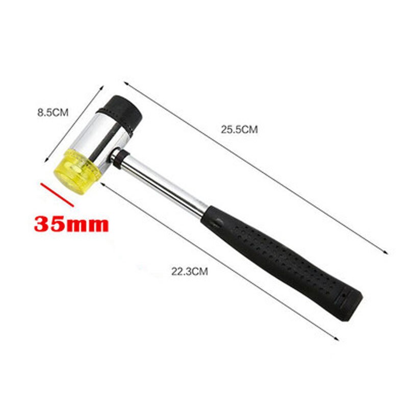 Rubber Mallet Double-Face Hammer with Soft/Hard Ti... – Grandado