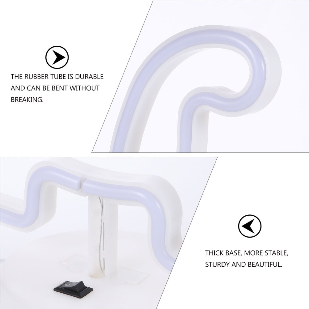 Acrylic Shape Night Lamp LED Neon Signs Light Desk... – Vicedeal