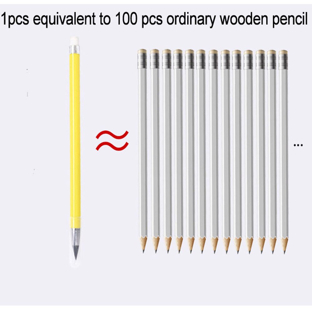 2 Pcs HB Ink-Free Pencil 6 Solid Color Simple and ... – Grandado