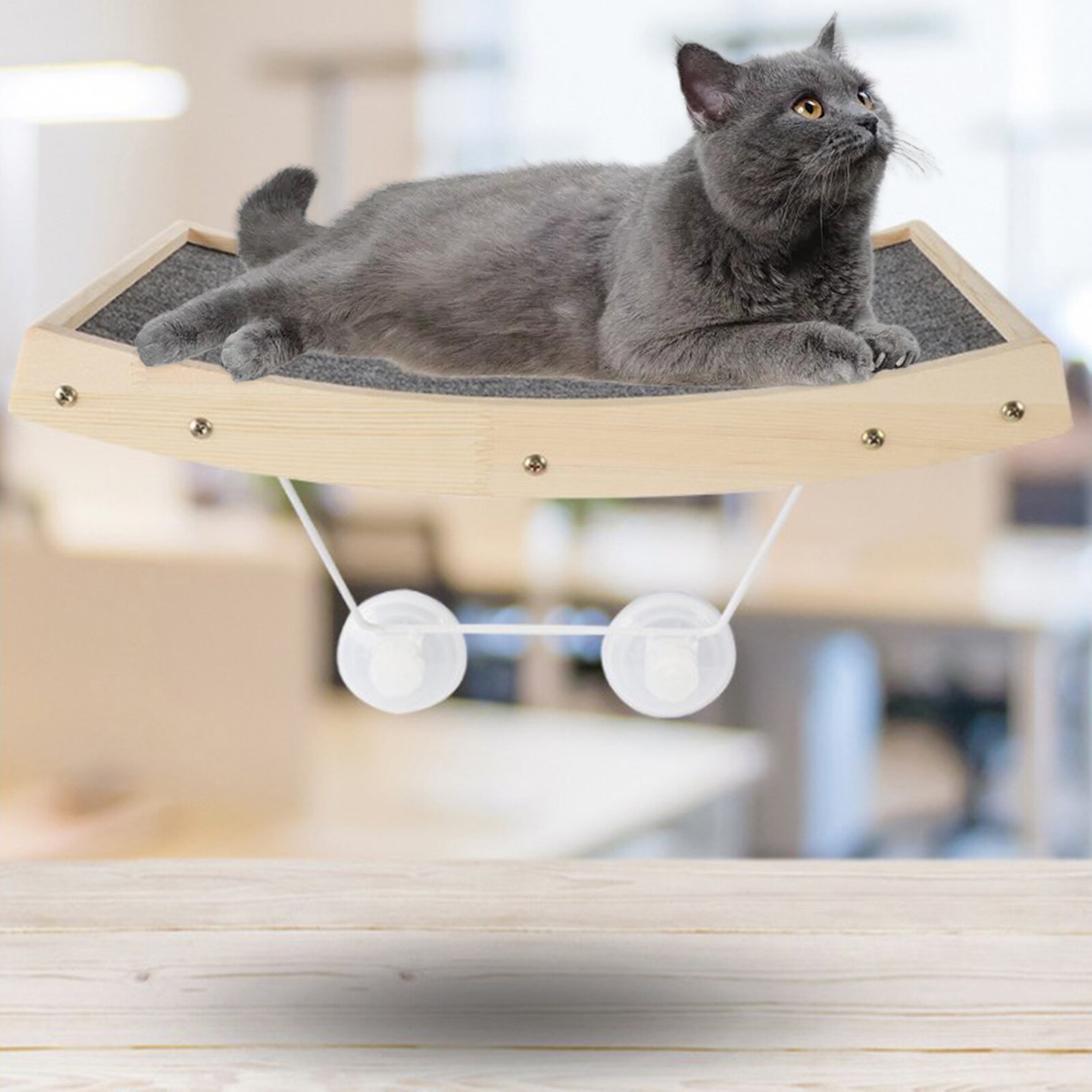 Hanging Cat Pet Window Perch Resting Bed Hammock S... – Grandado