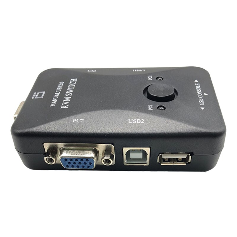 USB KVM Switch 2 Ports 2 in One Out VGA Switch for... – Grandado
