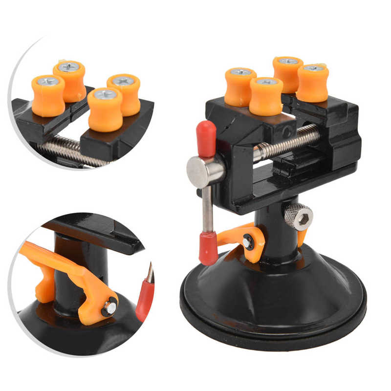Bench Vises Clamp Round Bottom Vise 0-2.5cm with S... – Grandado