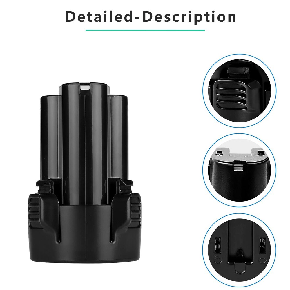 For Makita BL1013 10.8V 3.0Ah Li-ion Battery Repla... – Grandado